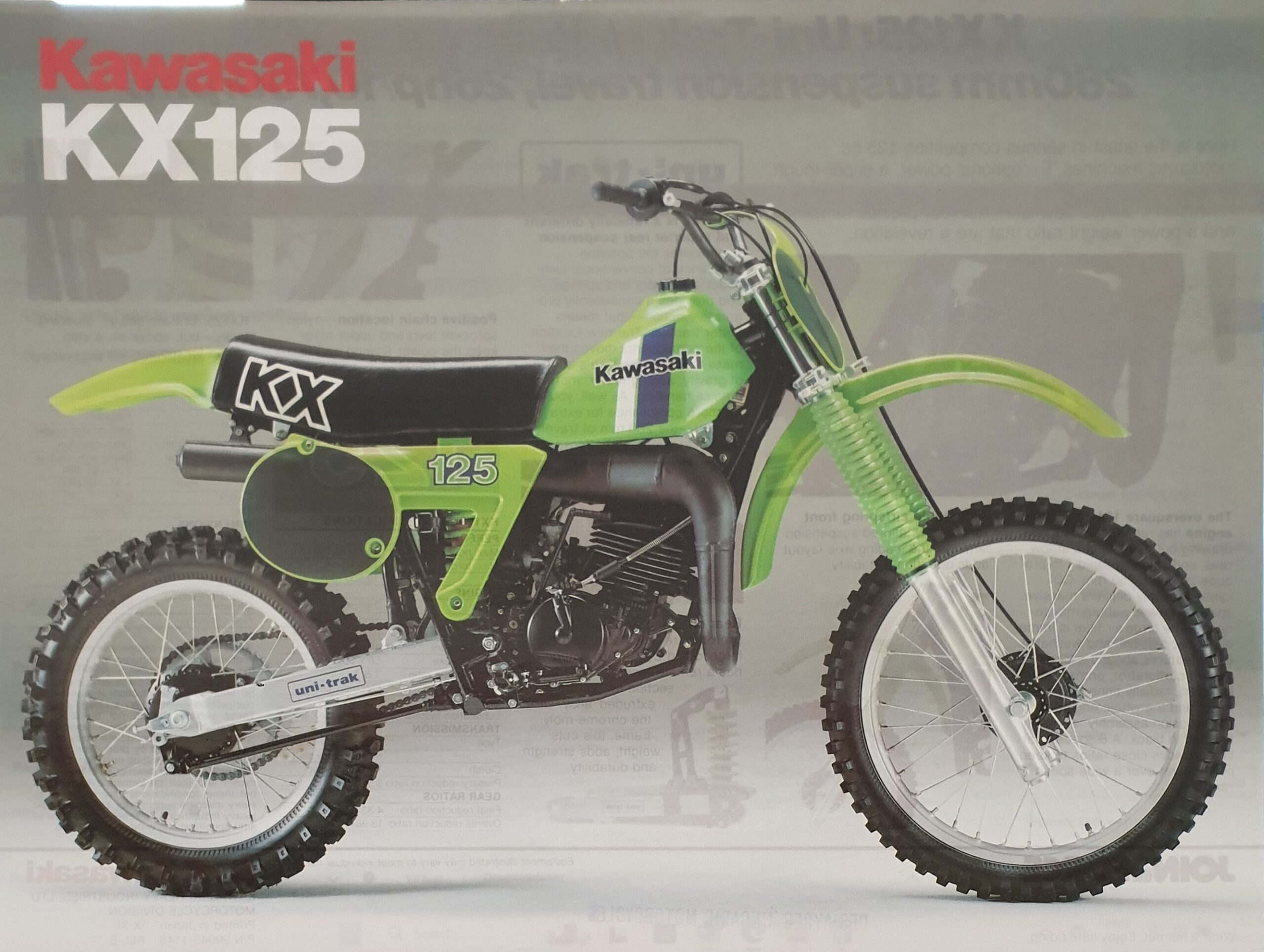 1981 Kawasaki KX125 Sales Brochure - zPower Australia