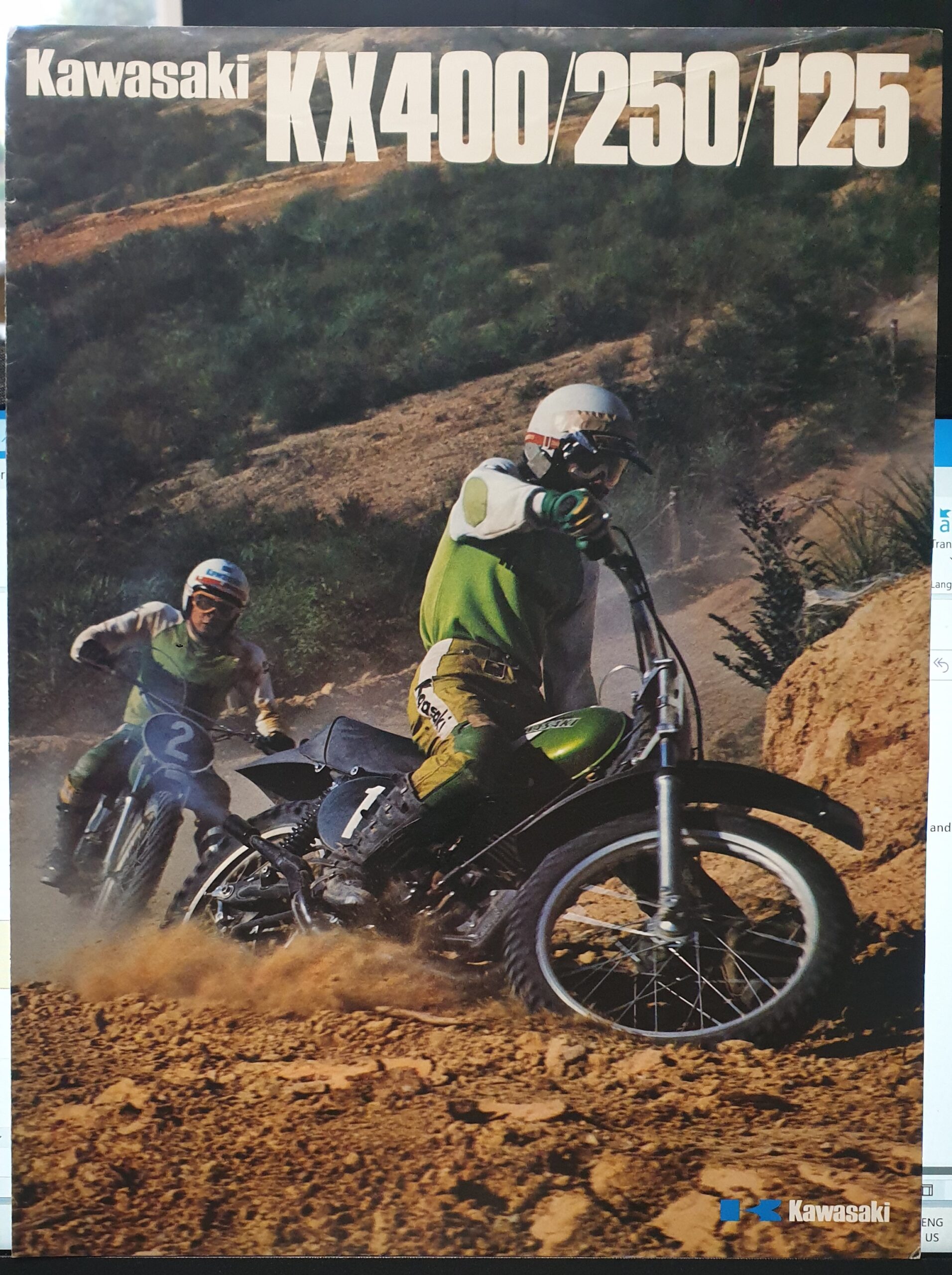 KAWASAKI KX400/250/125 SALES BROCHURE - zPower Australia